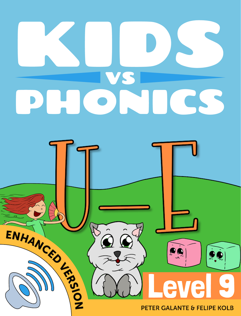 Learn the Letter 'U_E' Phonics Book - KidsVsPhonics